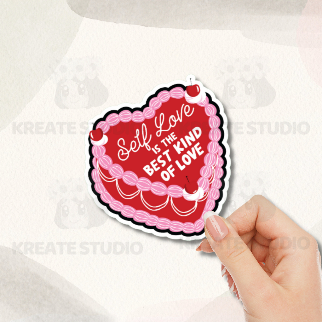 SELF LOVE IS THE BEST KIND OF LOVE | Laminated Waterproof Sticker for ...