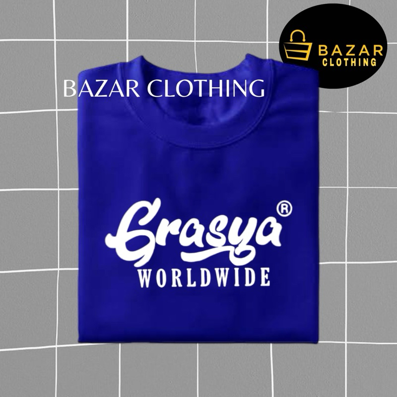 GRASYA Worldwide Cotton Shirt T Shirt Unisex BC | Shopee Philippines
