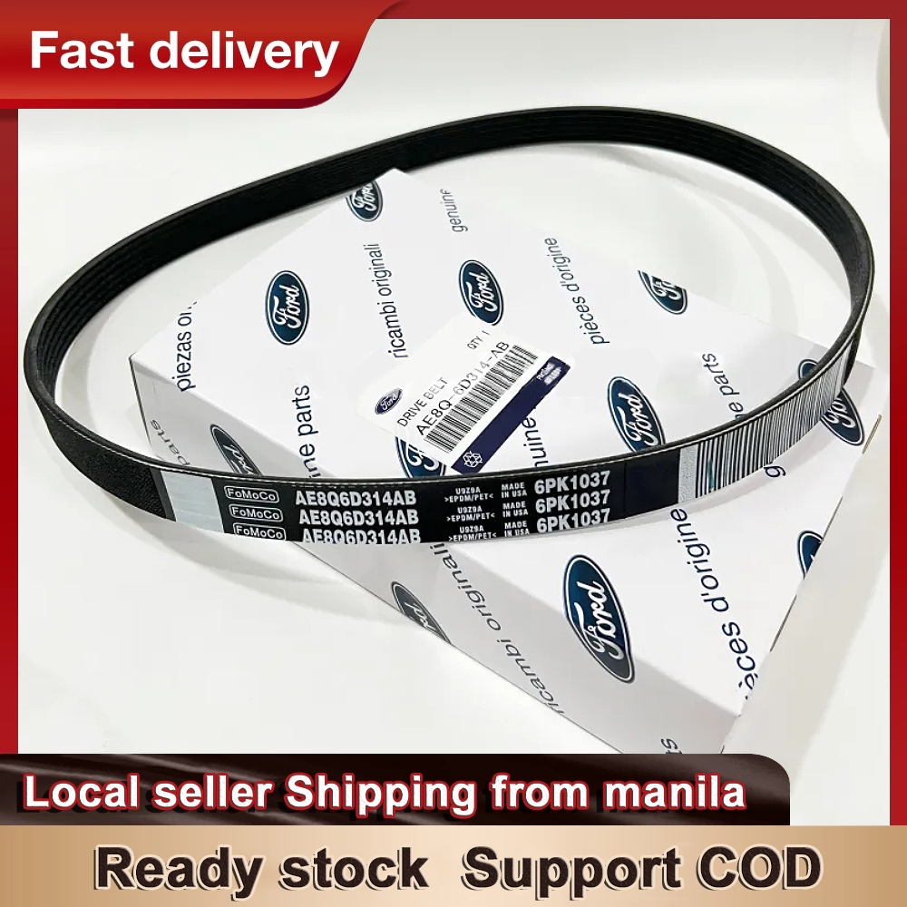 Ford Alternator Drive Belt Ford Fiesta Belt 1.4L/ 1.5L/1.6L 6PK1037 / AE8Q-6D314-AB | Shopee ...
