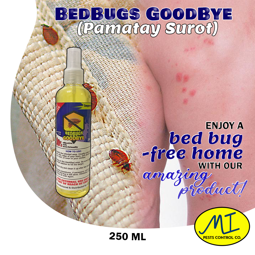 250 ML BedBugs GoodBye // Pamatay Surot // bed bug killer | Shopee ...