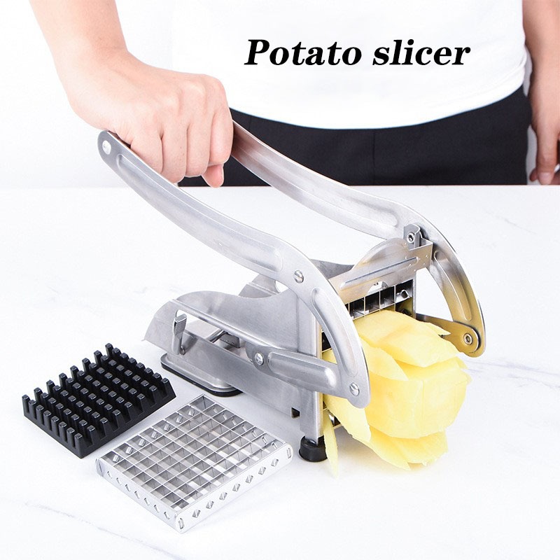 Stainless Steel French Fries Potato Chips Strip Slicer Cutter Chopper ...