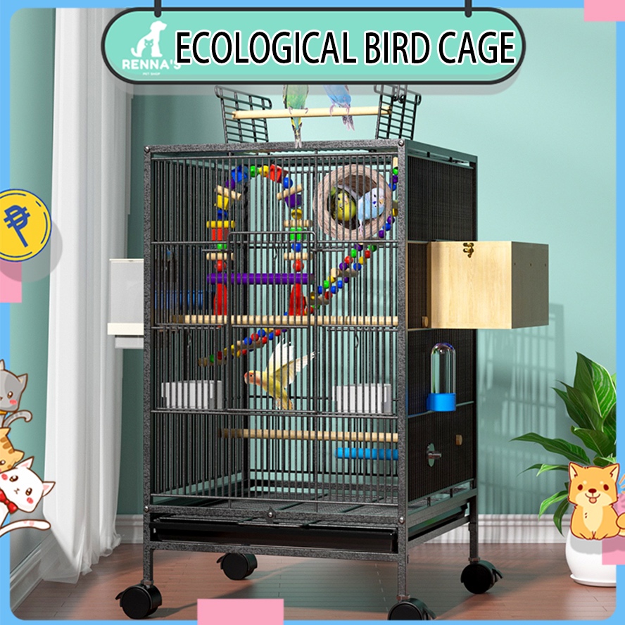Renna's Ecological Bird Cage Cover 360 Degrees Covering Round Big Room ...