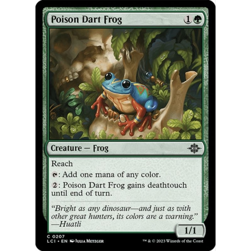 Poison Dart Frog - LCI - Common - MTG Cards (WotC) | Shopee Philippines