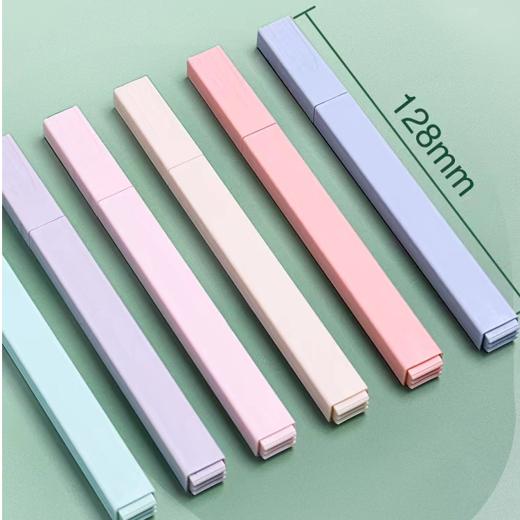 Morandi color soft head highlighter marker fluorescent pen | Shopee ...