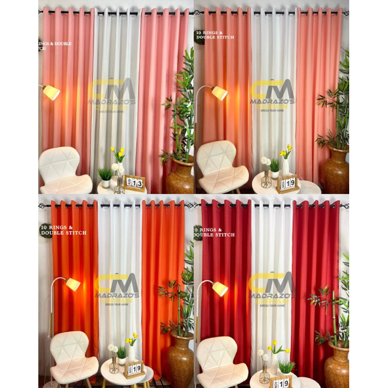 Apricot Crush - 3IN1 & 5IN1 - 2024 Color of The Year 3IN1 Curtain ...