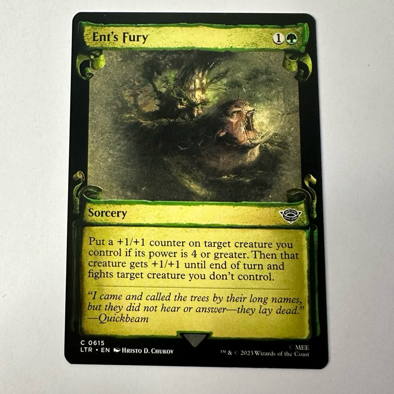 ENT’S FURY | LTR THE LORD OF THE RINGS | SORCERY | GREEN | MTG MAGIC ...