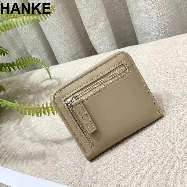 HANKE Short Slim Leather Wallet for Women with Cardslot Bifold Wallet ...