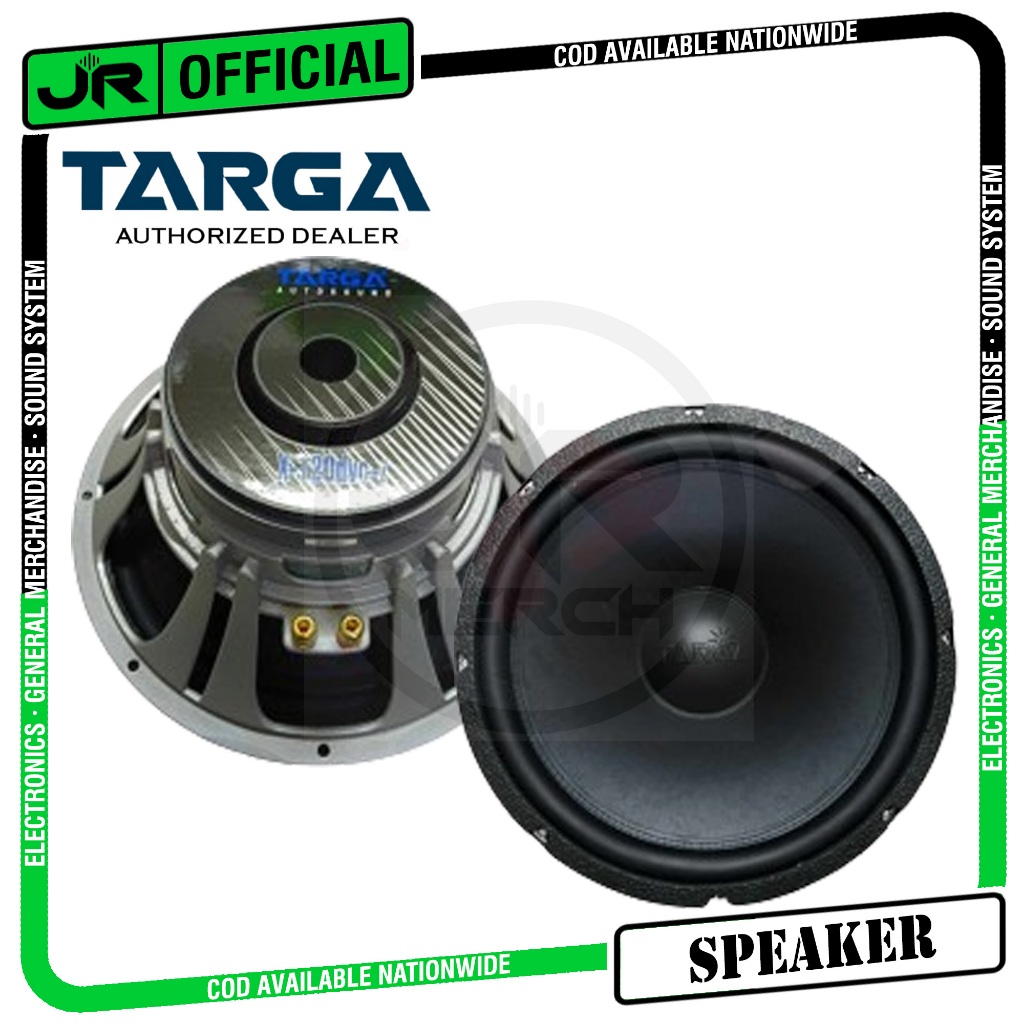 Targa (X-120DVC) 12" 400 watts 4/8 ohms Dual Voice Coil Subwoofer ...