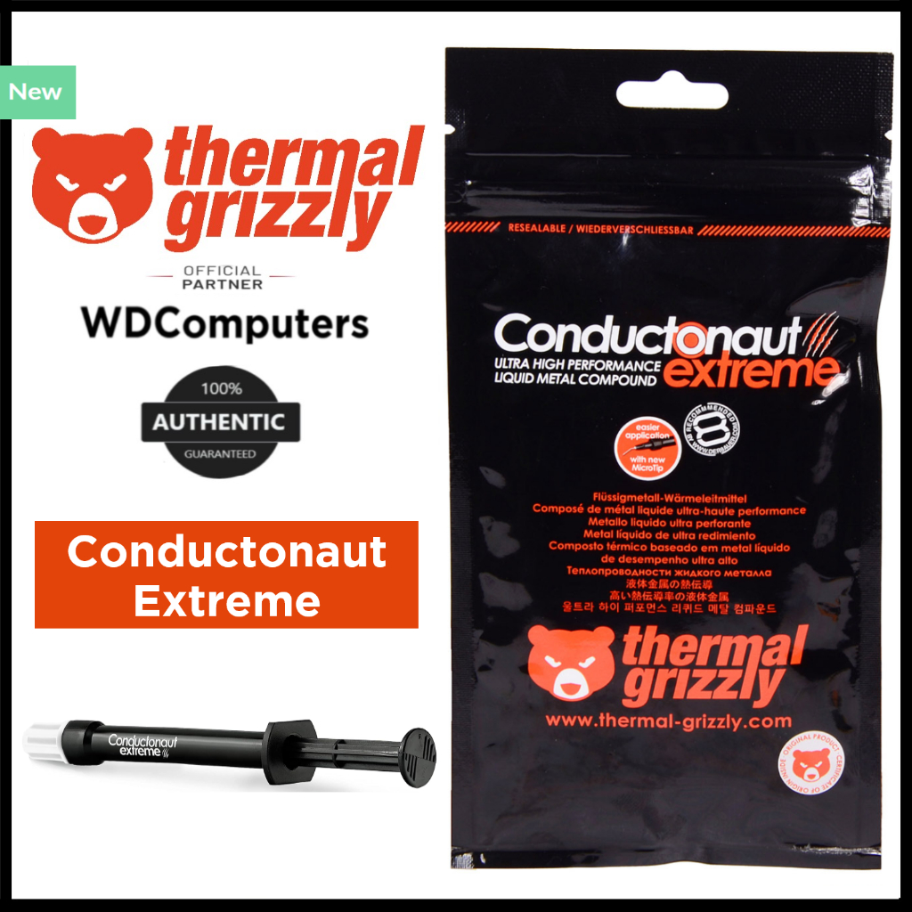 Thermal Grizzly Conductonaut Extreme. Liquid Metal Compound for ...