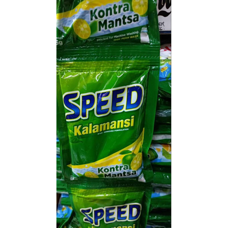 Buy 12 pcs. / sachets SPEED POWDER w/ Fabcon Kalamansi | Shopee Philippines