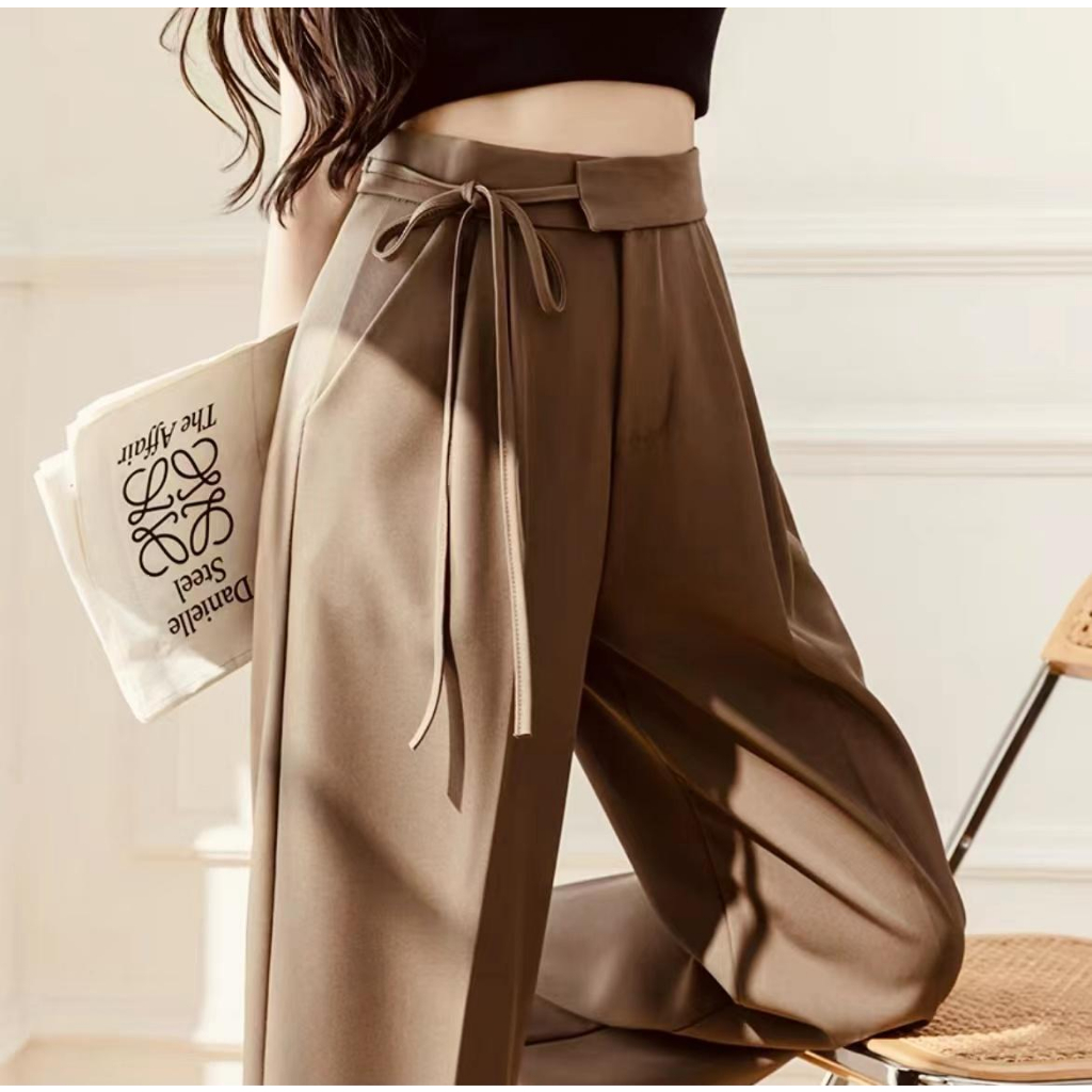 Kinwoo Best Selling High Waist Trouser Loose Type 26-32 Pants Women ...