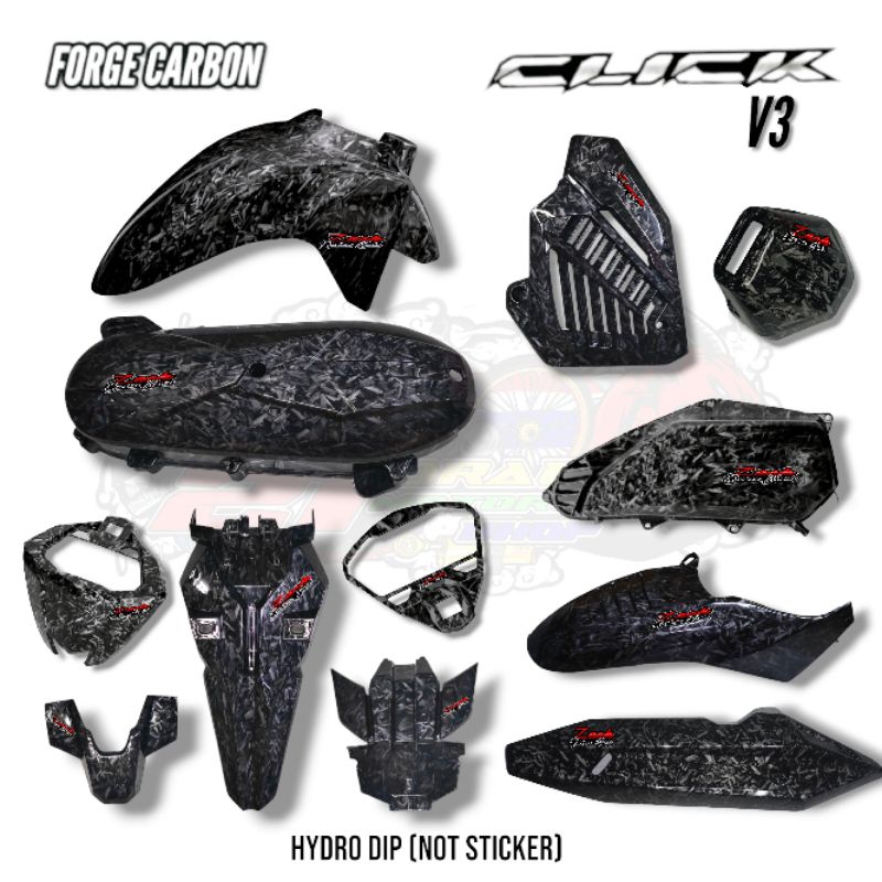 FORGED carbon! Honda click v3 parts and accessories | Shopee Philippines