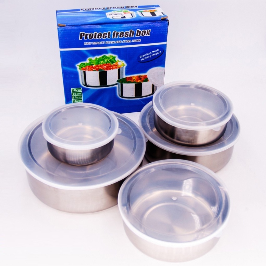 Protect Fresh Box 5 Pieces High Quality Stainless Steel Ware Set ...