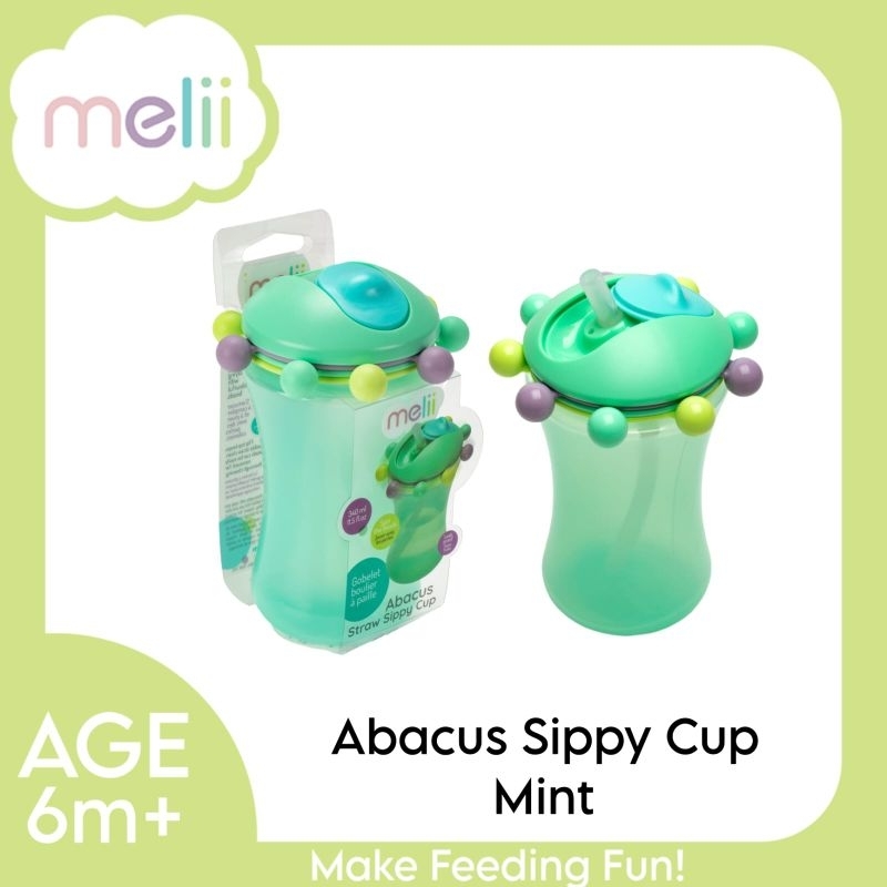 Melii Baby Sippy Cup (Abacus Design- Pink or Mint) | Shopee Philippines