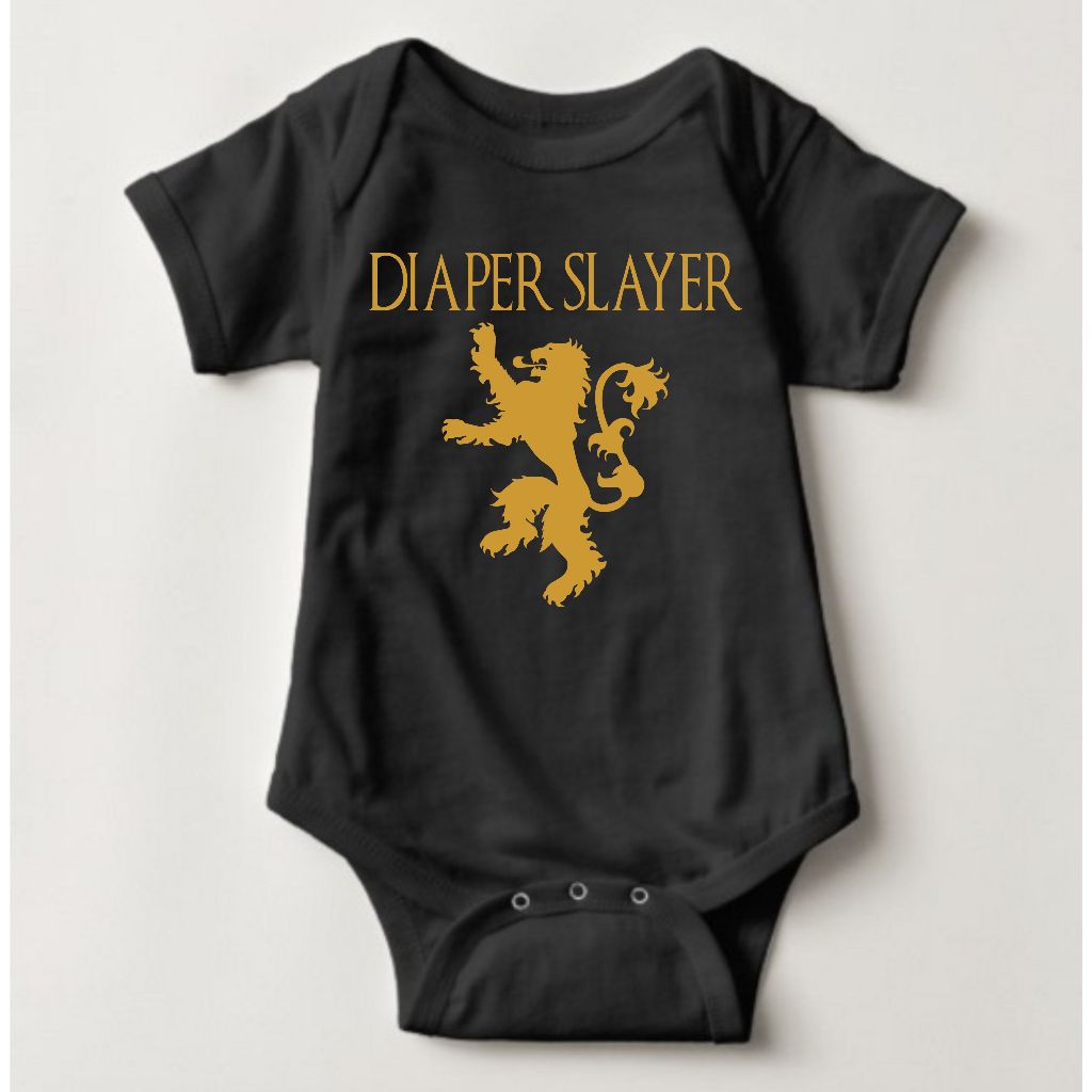 Baby Statement Onesies - GOT Collection Diaper Slayer | Shopee Philippines