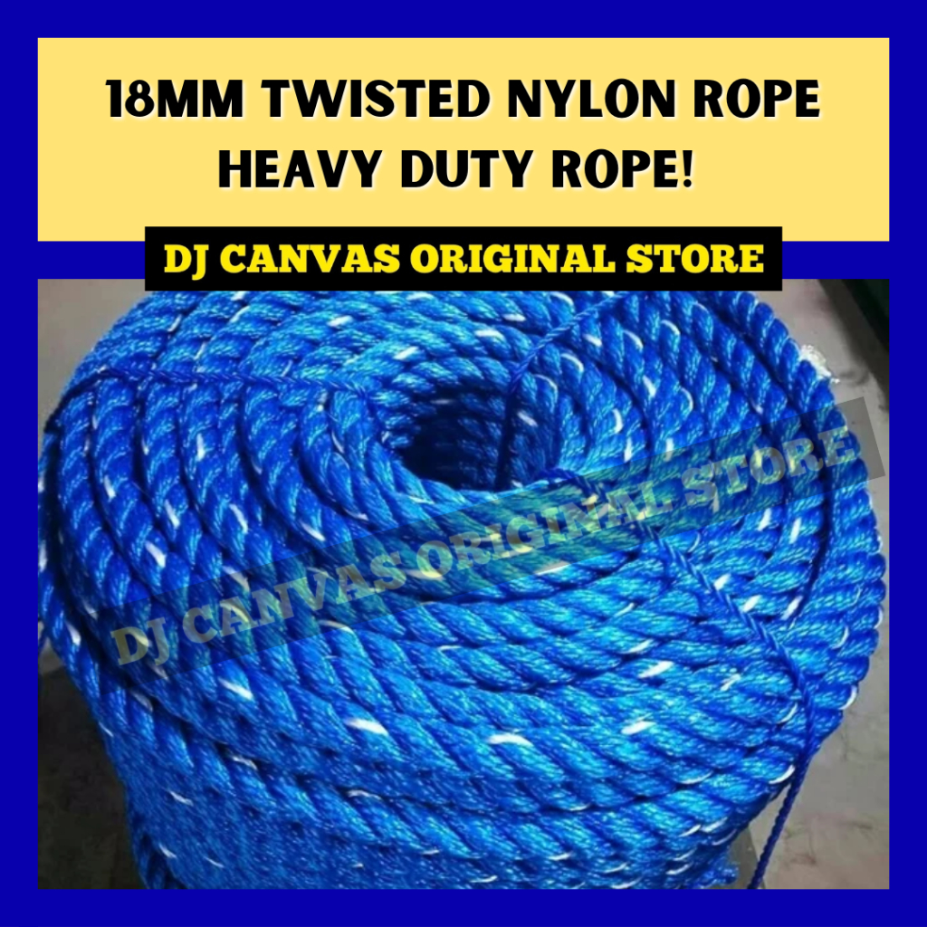 NYLON ROPE 18mm x 50 meters HIGH QUALITY and DURABLE | Shopee Philippines