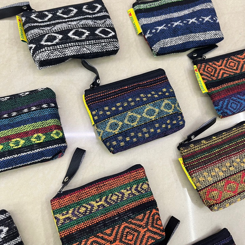(iloveph) 12pcs Baguio Wallet Laminated Baguio Cloth | Shopee Philippines