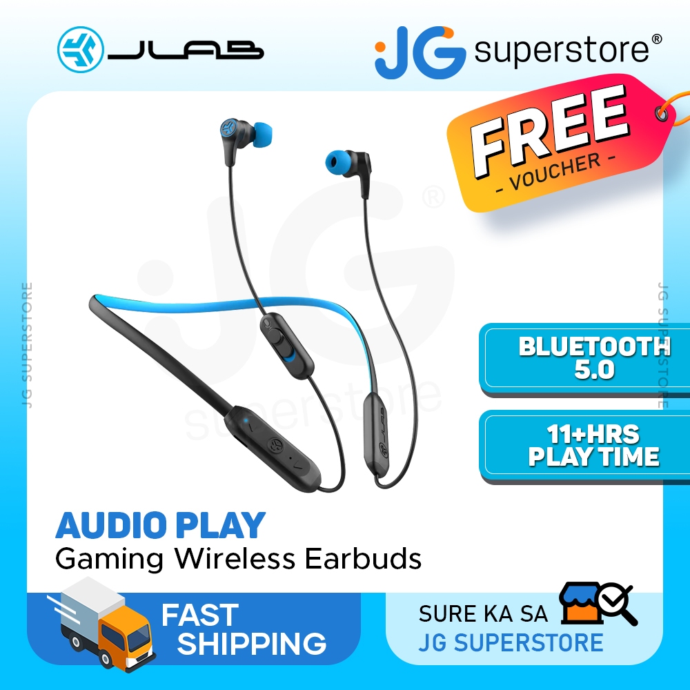 JLab Audio Play Gaming Wireless Earbuds with 11+ Hrs Bluetooth 5 ...