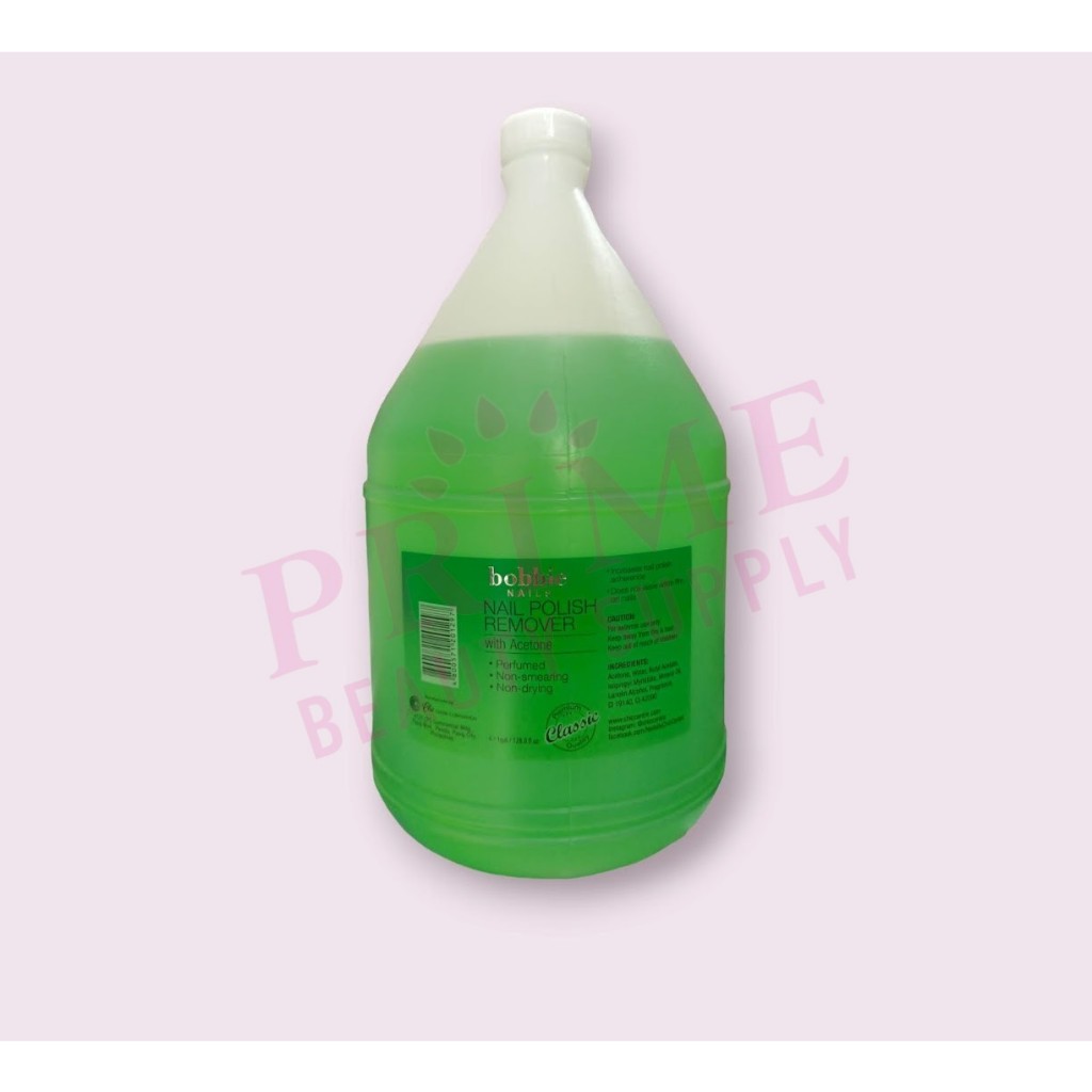 BOBBIE NAIL POLISH REMOVER WITH ACETONE (1 GALLON) | Shopee Philippines
