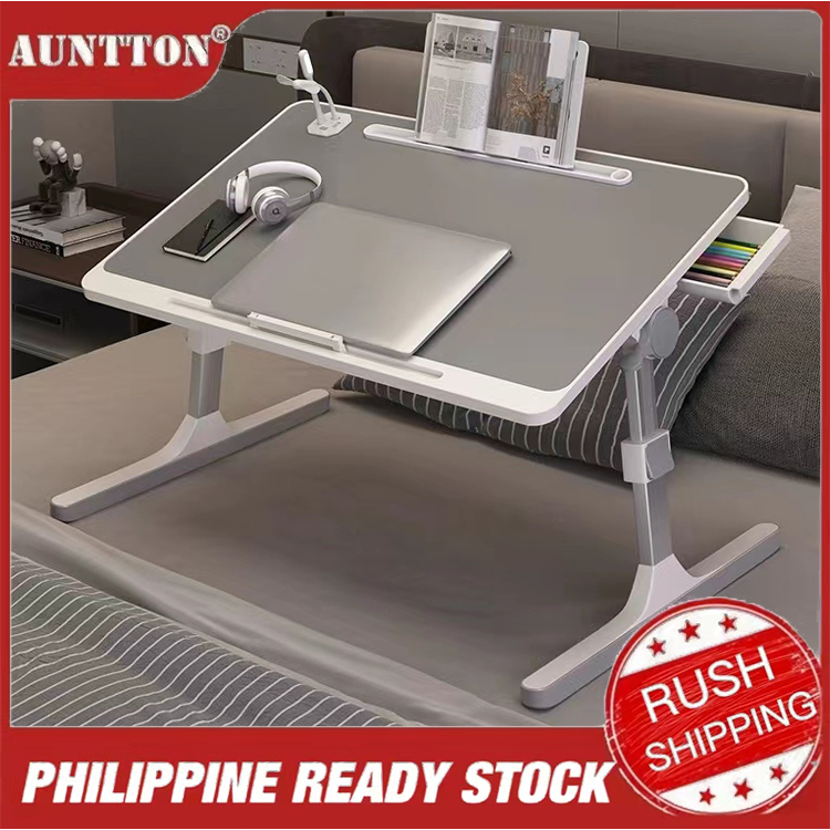 COD Lazy Table Folding Computer Desk For LaptopPortable Study Bed Small ...