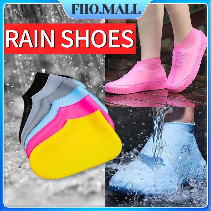 Rainproof Waterproof Silicone Shoes Covers Rain Boots | Shopee Philippines