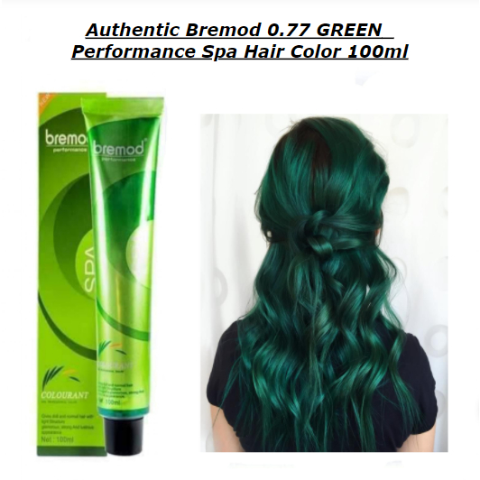 0.77 GREEN Bremod Hair Color( WITH OXIDIZING) | Shopee Philippines