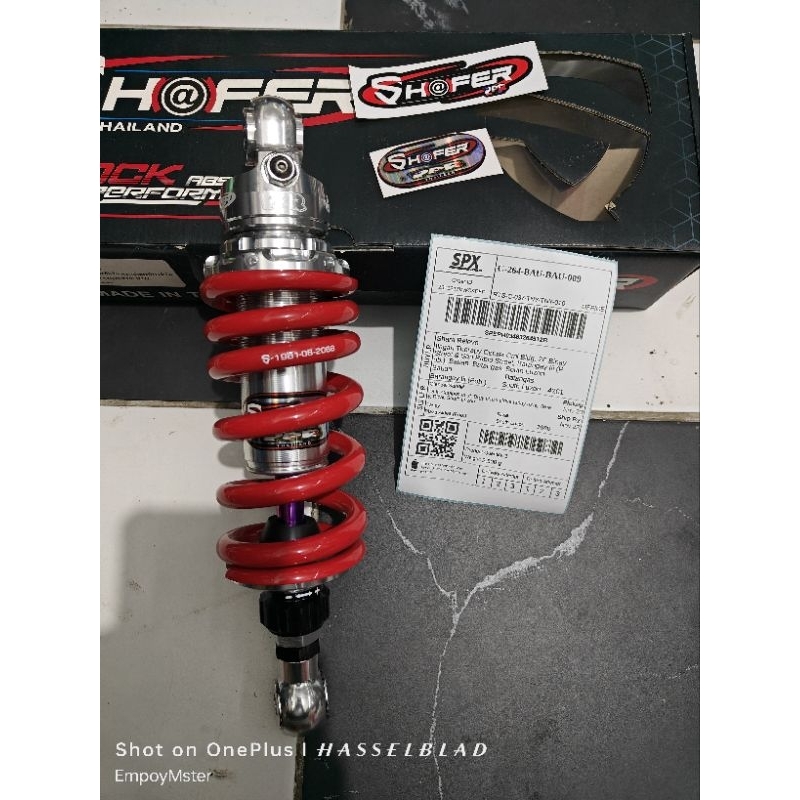 FREE sticker SHAFER Mono Shock Suspension RAIDER 150 Carb/Fi 285mm ...