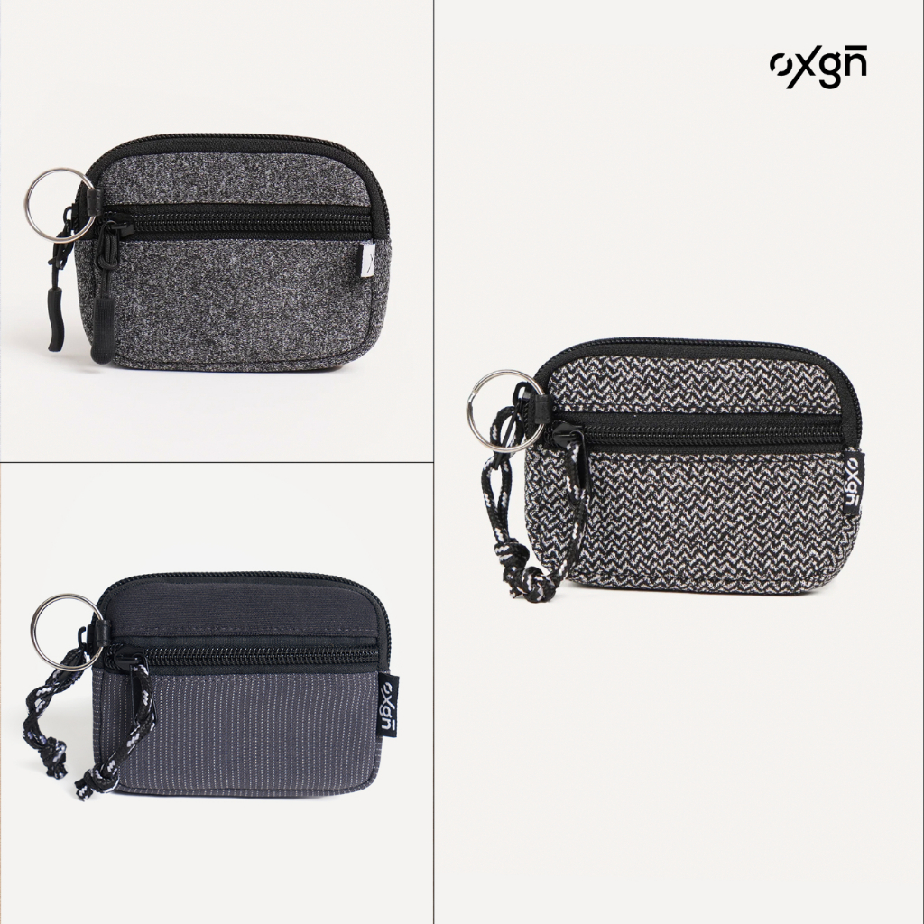 OXGN Coin Purse Collection For Men And Women (Black/Gray) | Shopee ...