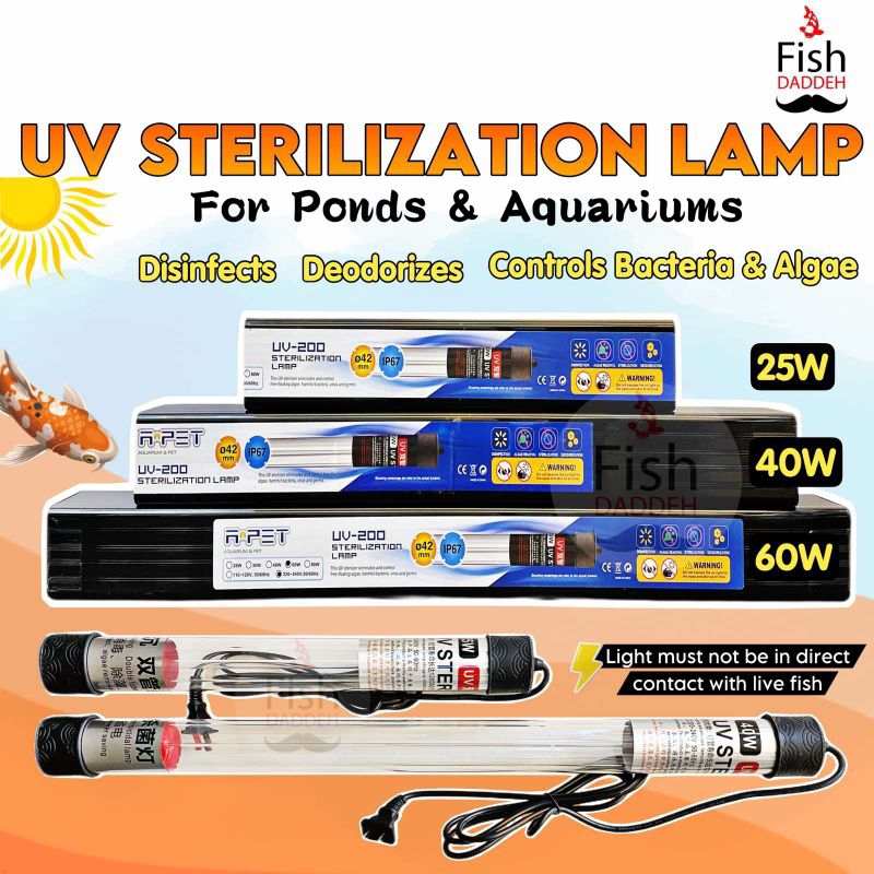 UV Light Sterilizer Lamp A-Pet 25w | 40w | 60w | Shopee Philippines