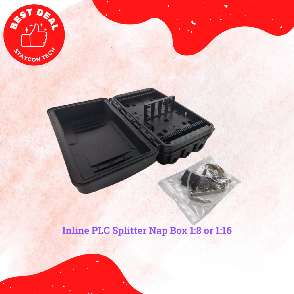 Inline PLC Splitter Nap Box 1:8 or 1:16 (Box Only) | Shopee Philippines