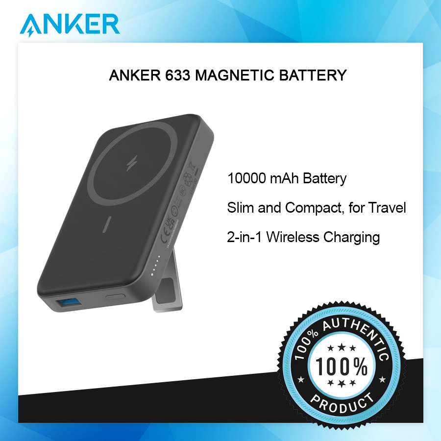 Anker 633 Magnetic Battery Foldable Powerbank | Shopee Philippines