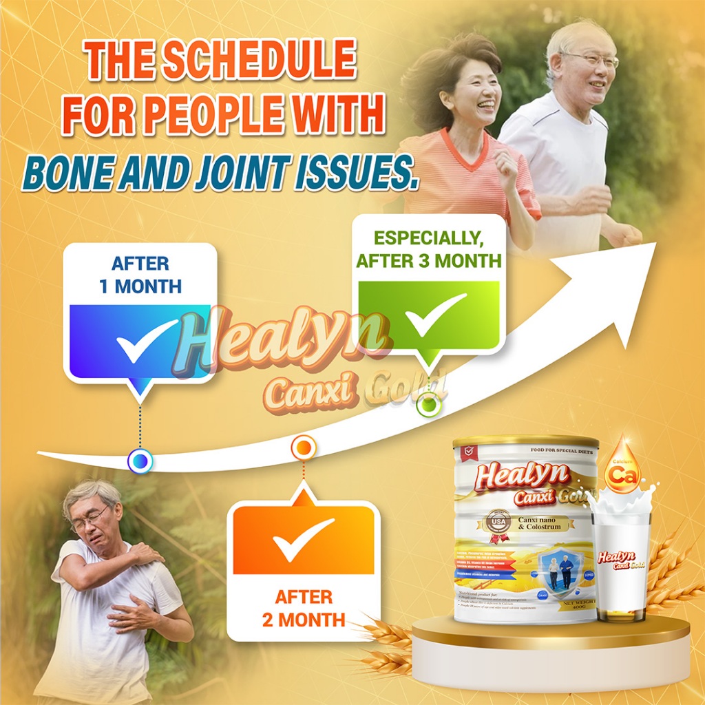 Authentic Healyn Gold Colostrum Milk Helps Bones and Joints Problem ...