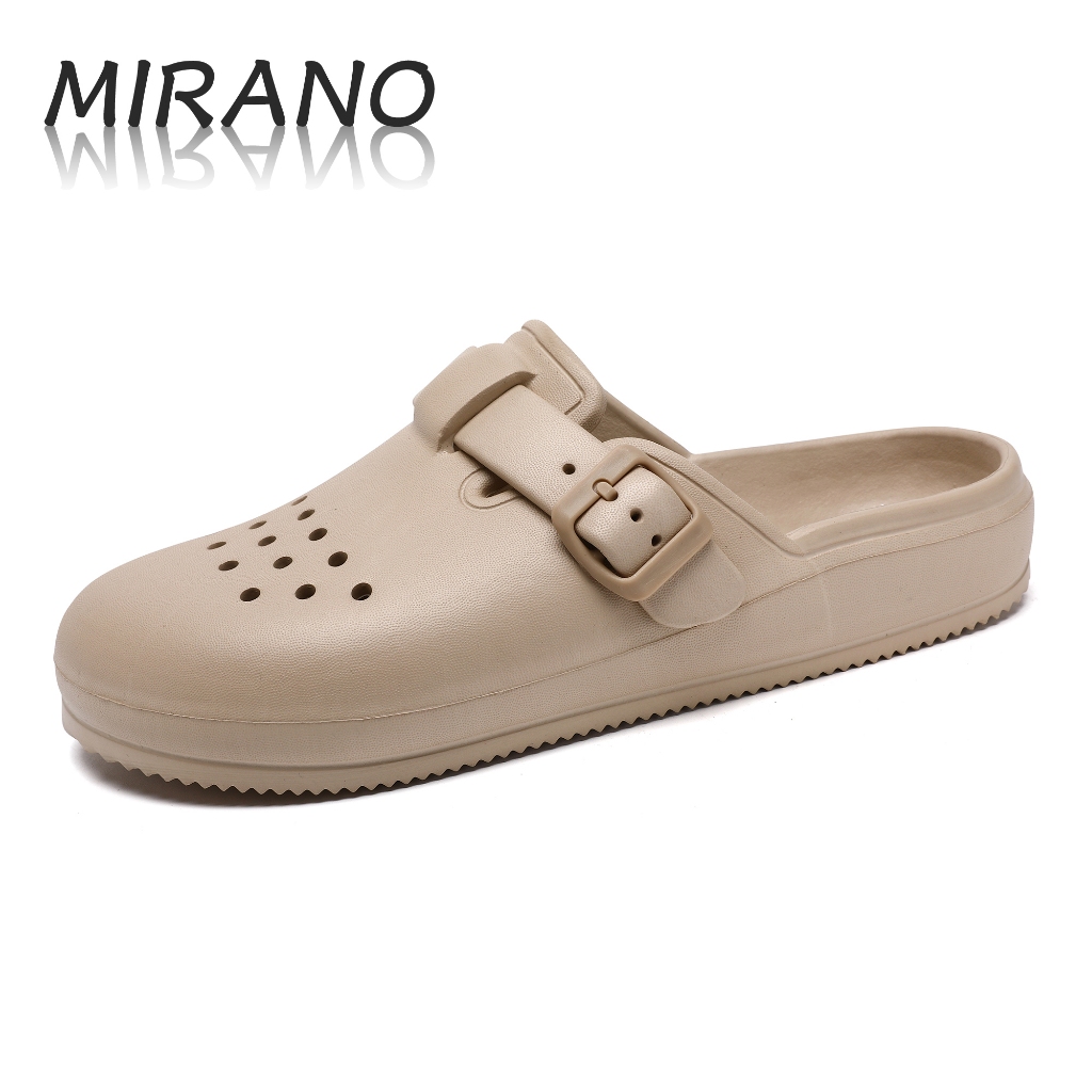 Korean new birken soft rubber flat sandals for men Mirano Slippers ...