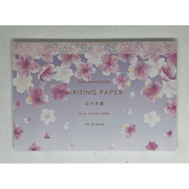 Sakurameguri Japan - Sakura design Writing Paper, 45 sheets, (100x148mm ...