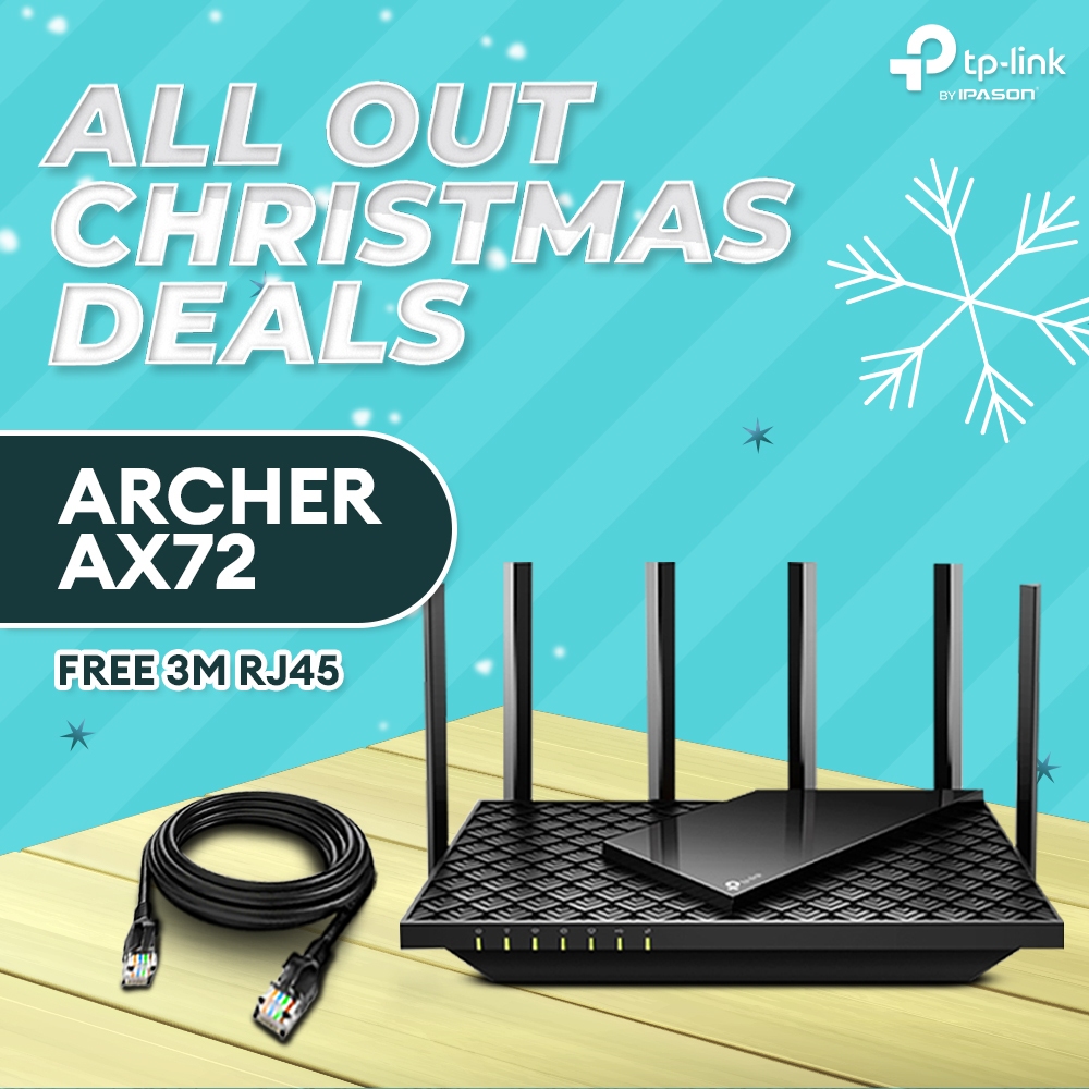 TP-Link Archer AX72 Ax5400 Dual Band Gigabit Wi-Fi 6 Router | Shopee ...