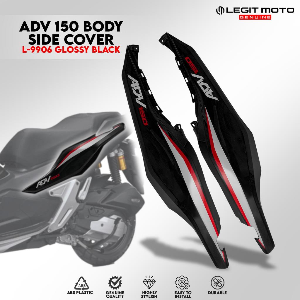 LEGITMOTO ADV 150 SIDE BODY COVER L-9906 GLOSSY BLACK BODY SIDE COVER ...