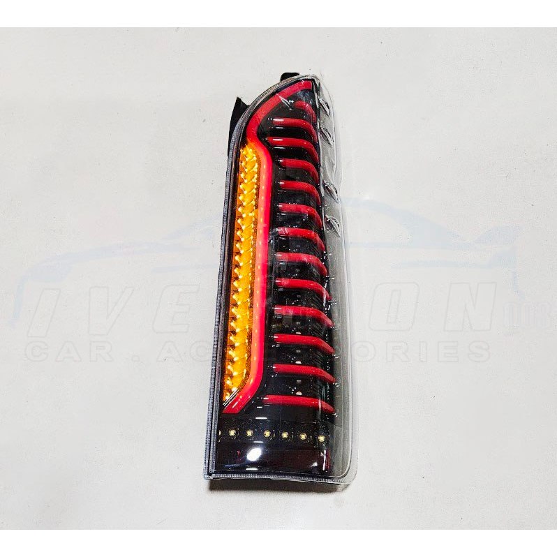 LED Tail Light Tail Lamp Assembly Red LED Clear Lens for Toyota Hiace ...
