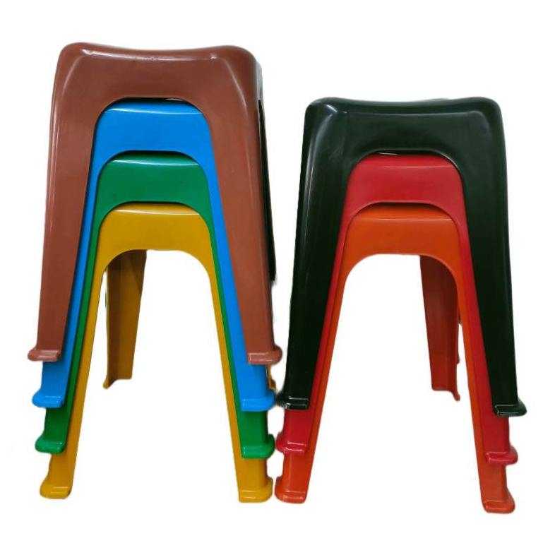 Heavy Duty Plastic colorful stool chair pearlwave chair/upuan HEAVY ...