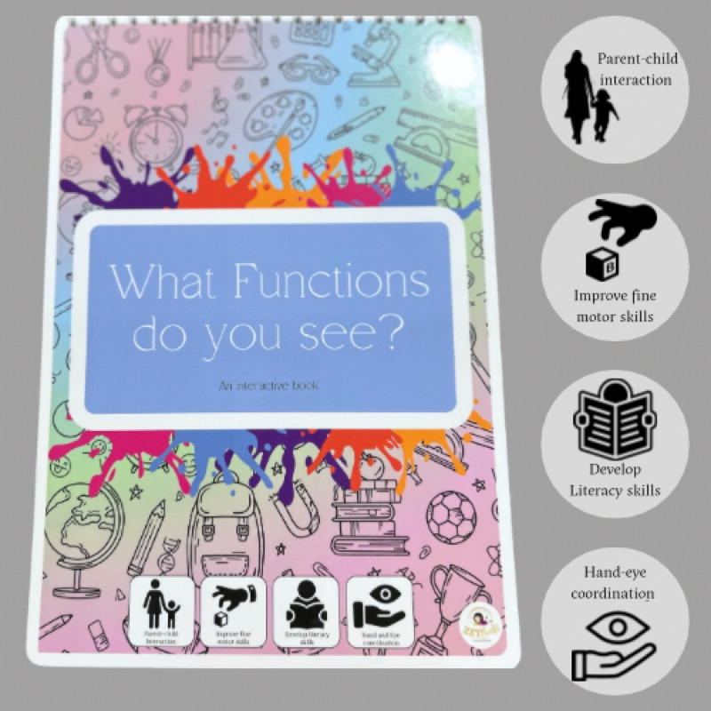 Functions Interactive Book, Speech Therapy Adaptive Book, Special ...