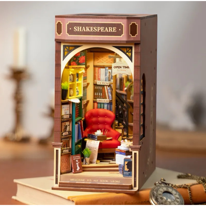 DIY GIFTWRIGHT ROLIFE SHAKESPEARE MINIATURE BOOK NOOK | Shopee Philippines