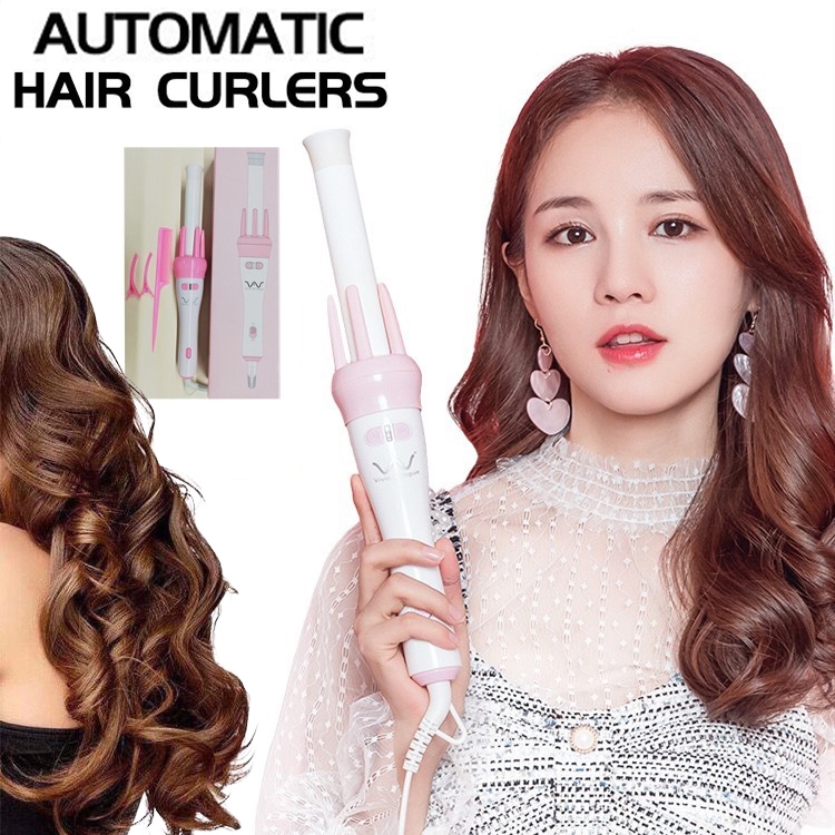 Automatic Hair Curler Tiktok Styling Stick 360 Rotating Constant ...