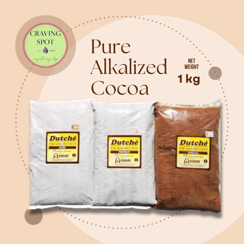 DUTCHE PURE ALKALIZED COCOA POWDER 1KG and 500G | Shopee Philippines