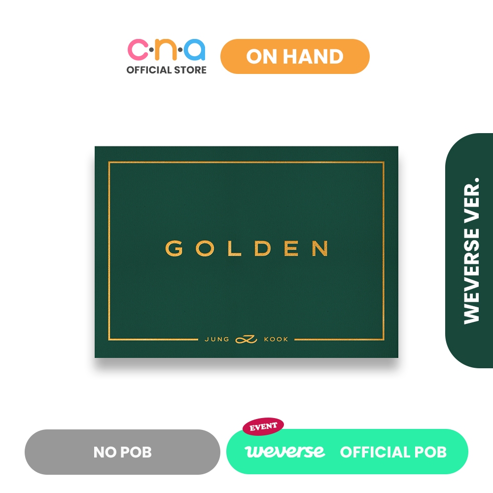 CNA JUNGKOOK (BTS) - Golden (Weverse Albums Ver.) | Shopee Philippines