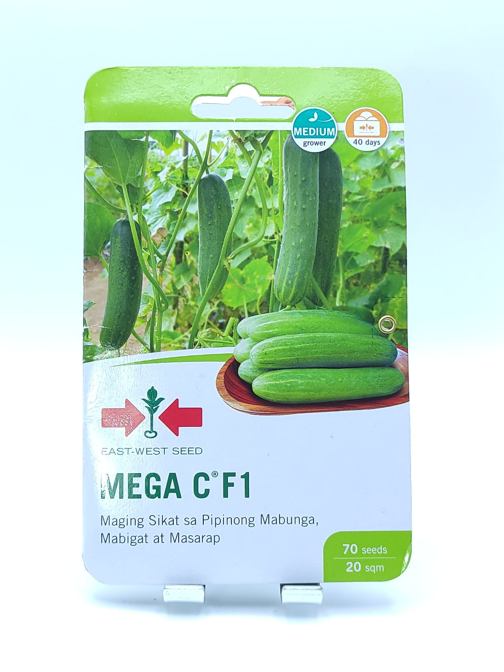 EAST-WEST SEED MEGA C F1 HYBRID CUCUMBER SEEDS POUCH (70 SEEDS ...