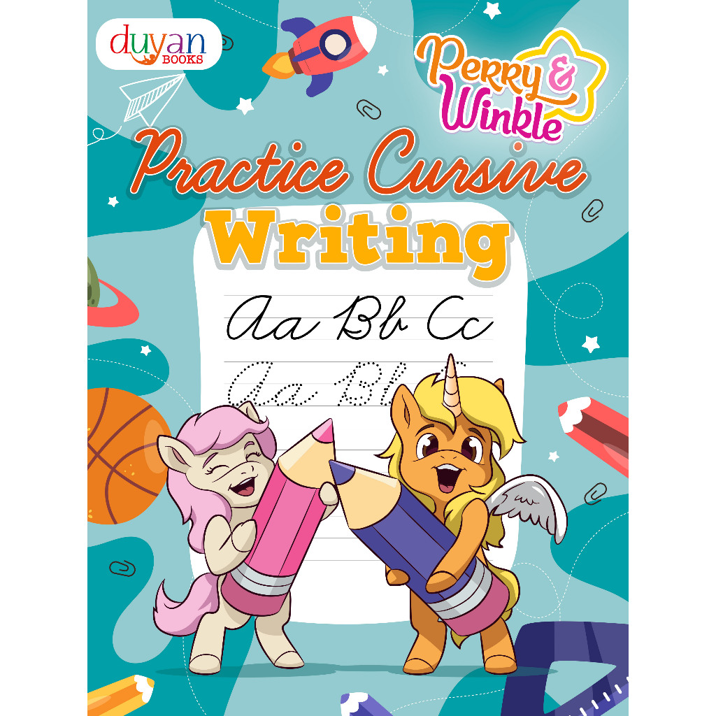 Practice Cursive Writing - Activity Book For Kids Ages 8 And Below ...