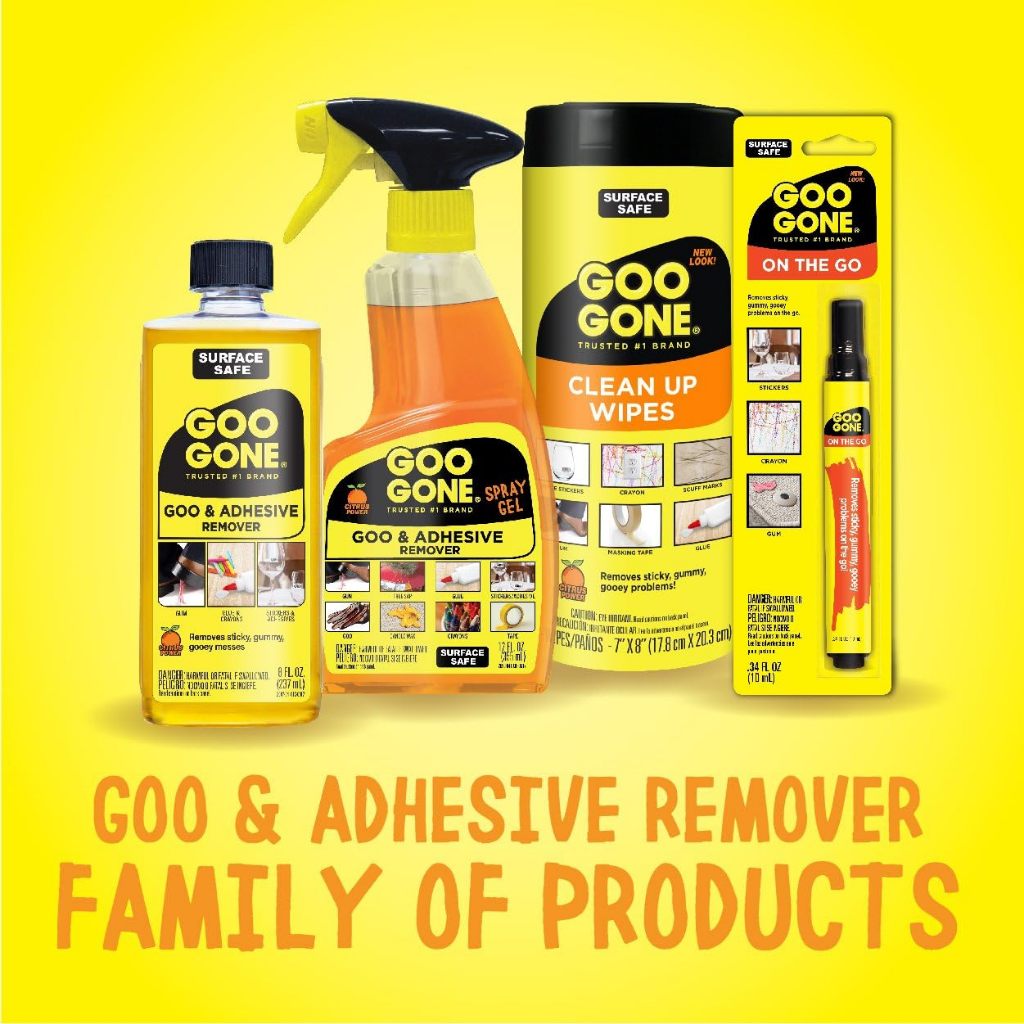 Goo Gone Adhesive Remover Original Spray Gel - Removes Chewing Gum ...