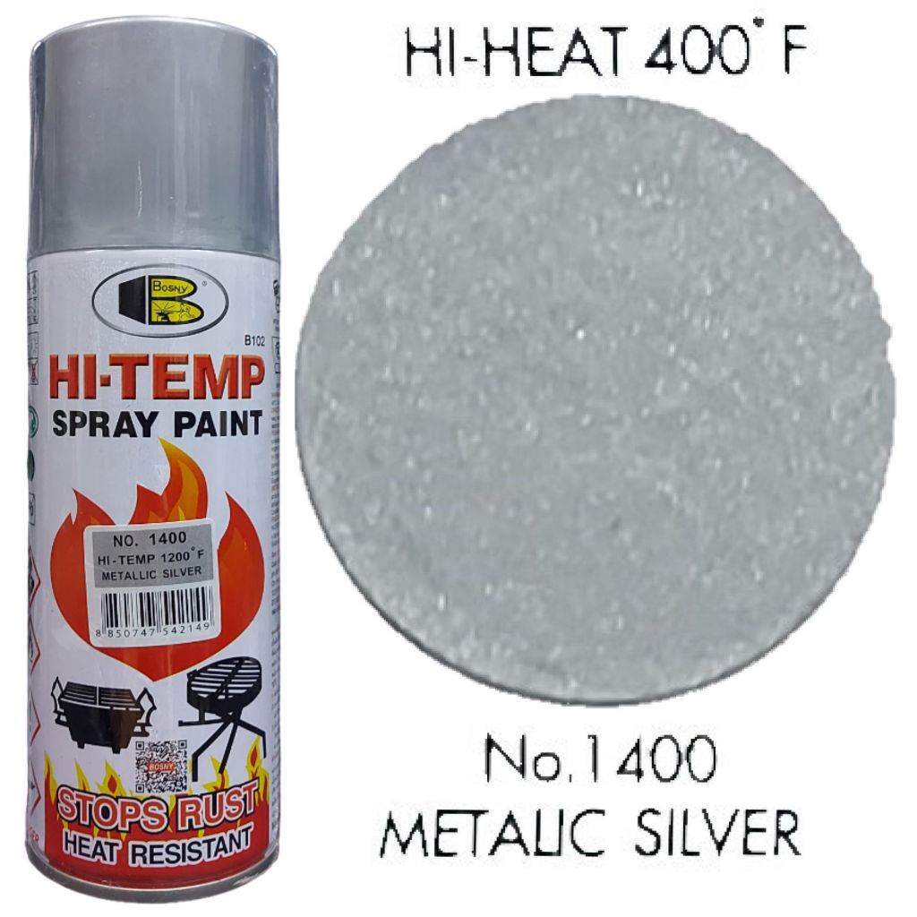 Bosny Hi Temp Spray Paint High Heat Resistant B102 (Available in ...