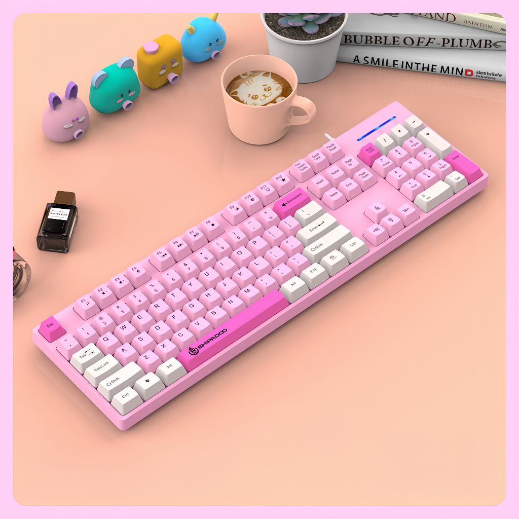Colorful Atmosphere Wired Keyboard High Quality Office Desktop Computer ...