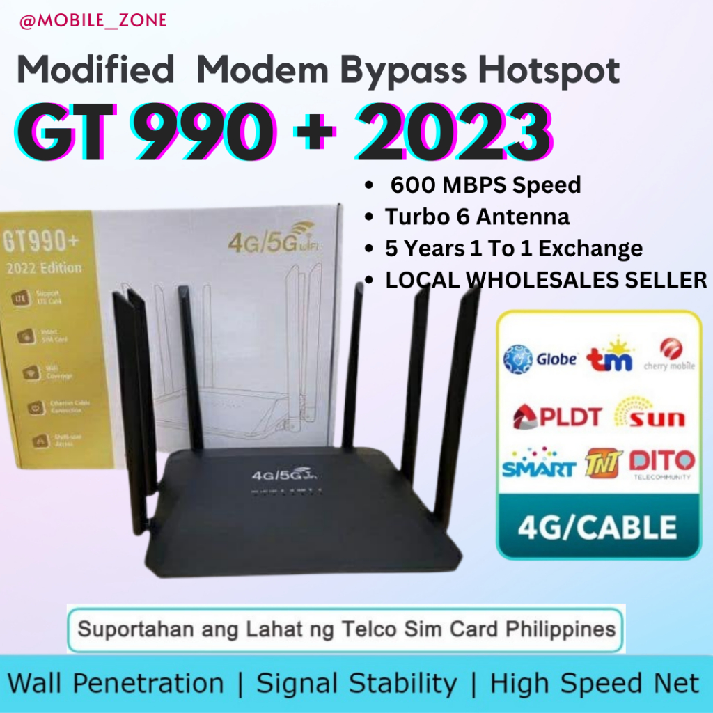 [ READY STOCK ]Upgraded Version GT990 PRO Modified Unlimited Hotspot ...