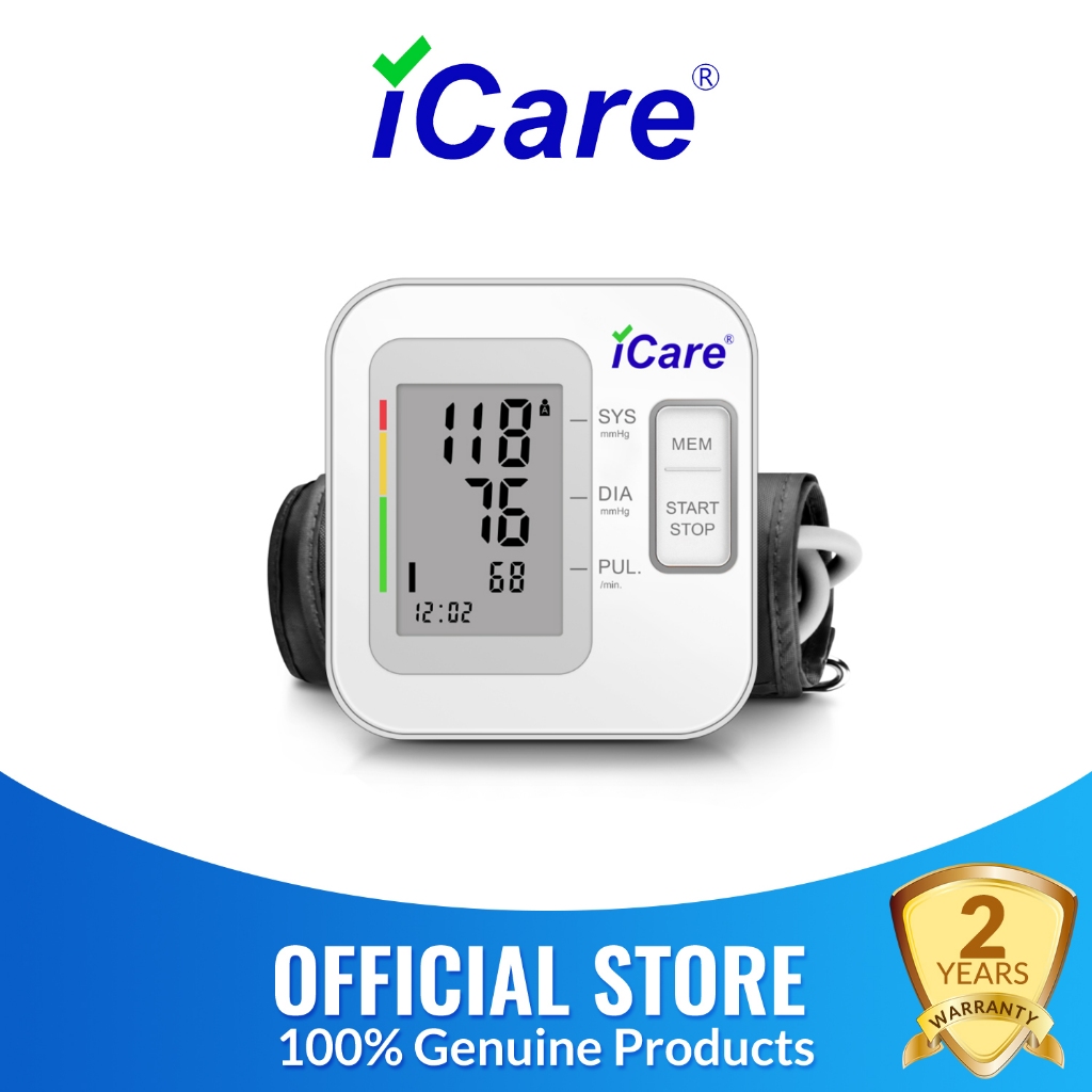 iCare® CK220 Automatic Digital Blood Pressure Monitor Large arm cuff ...